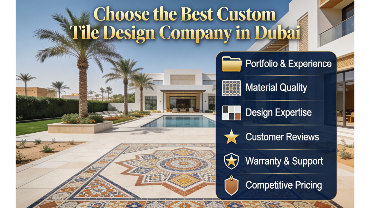 Custom Tile Design Dubai | Stunning Bespoke Creations